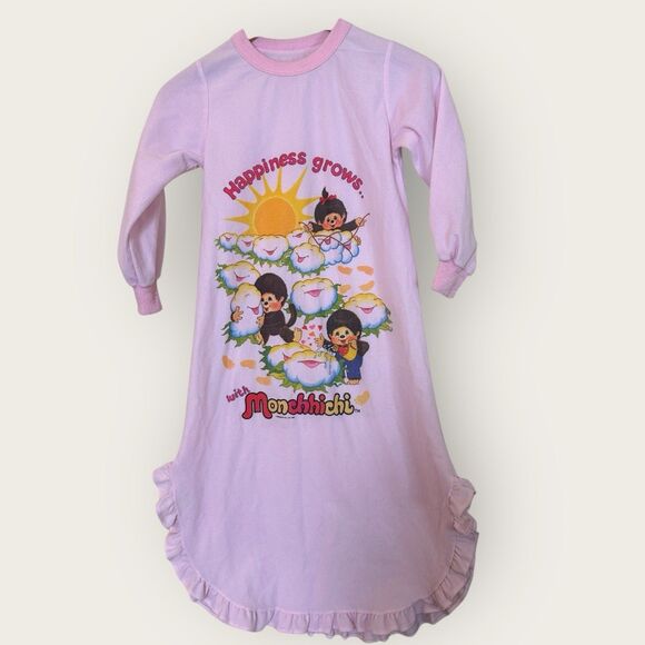 Monchhichi | Pajamas | Vintage Girls Pajamas 8s Monchhichi Pink ...